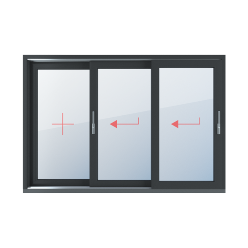 Feneste | Windows | Window types | Sliding patio doors HST | Triple ...