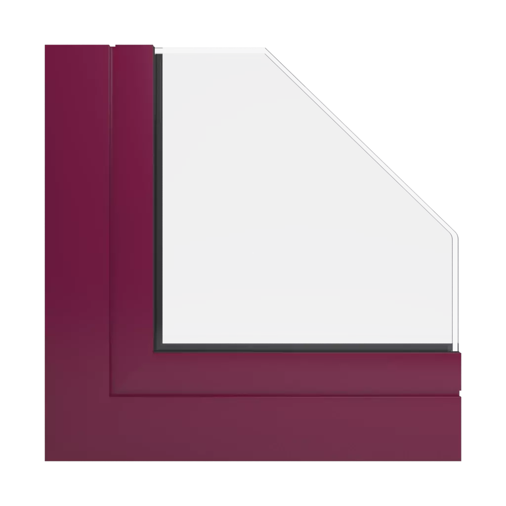RAL 4004 Claret Violet Colors Aluminum RAL Windows Feneste