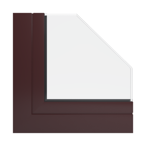 Feneste | Windows | Colors | Aluminum RAL | RAL 3007 Black red